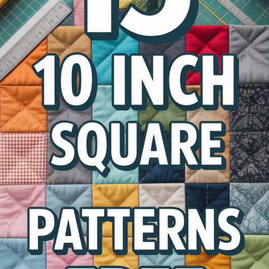 🧵 15 10 Inch Square Quilt Patterns Free - LindaHagans.com