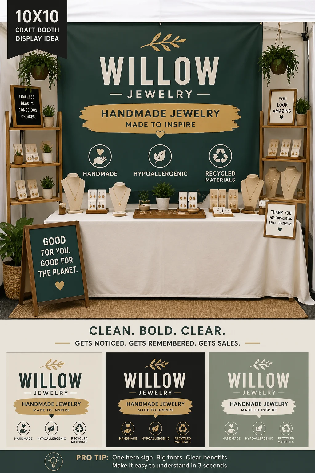 🧵 12 Craft Fair Booth Display Ideas 10X10 - LindaHagans.com