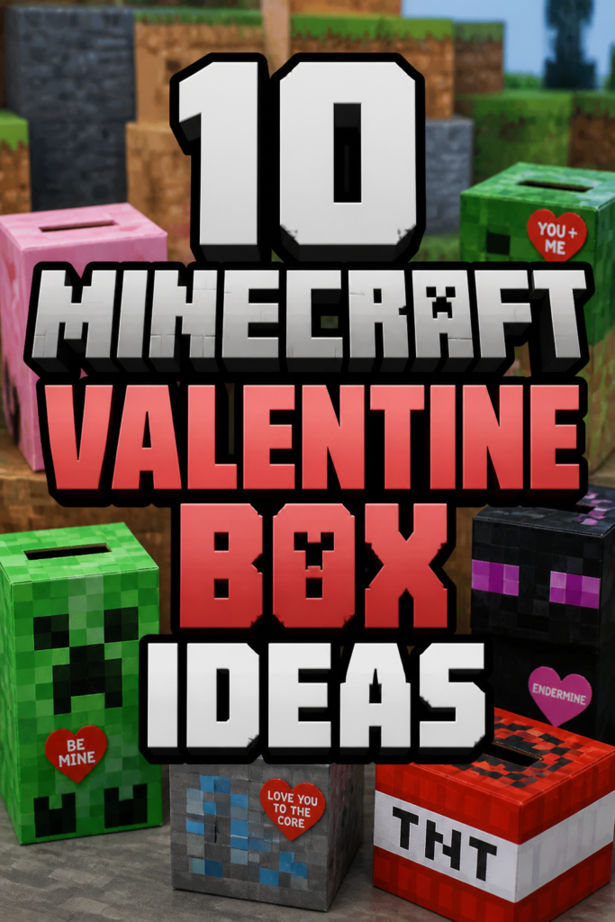 🧱 10 Minecraft Valentine Box Ideas - LindaHagans.com